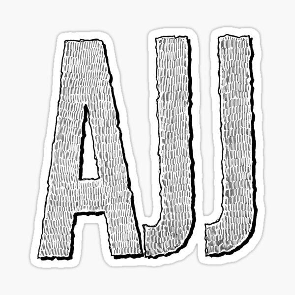 " AJJ BAND" Sticker for Sale by versinhasima | Redbubble