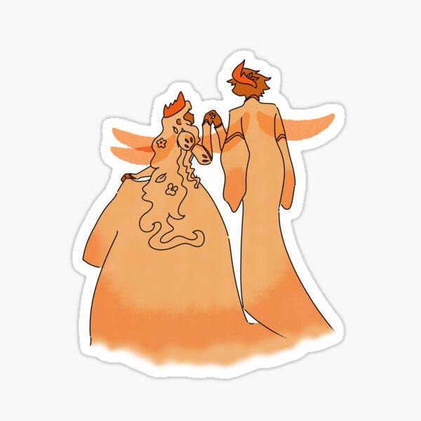 "Titania & Oberon" Sticker for Sale by literarywit | Redbubble