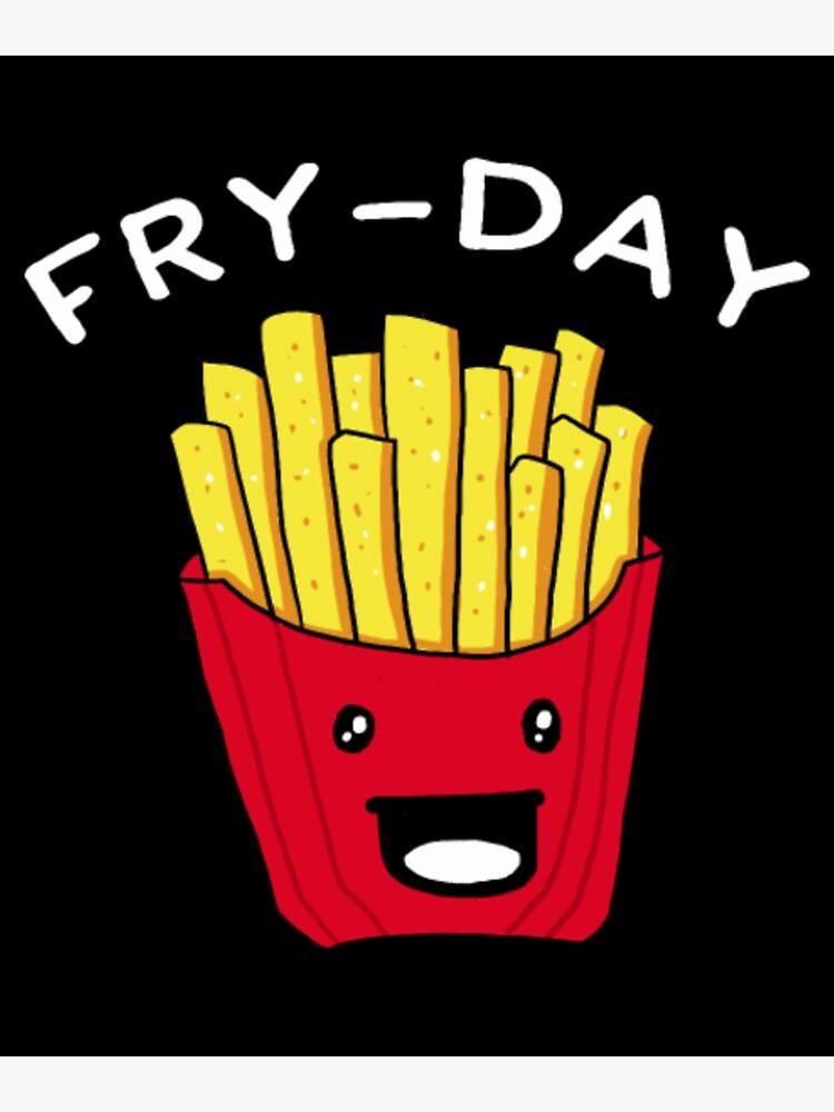 "French Fry Cute Fast Food" Poster for Sale by juantamada | Redbubble