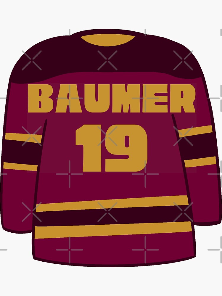 Baumer Hockey Jersey Sticker For Sale By Ldaley26 Redbubble