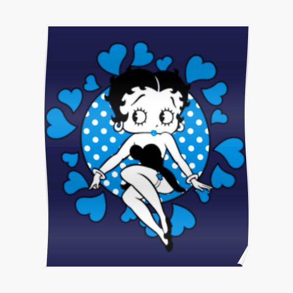 "Betty boop collage blue, Betty Boop, Betty Boop Sassy, Betty Boop 2022 ...