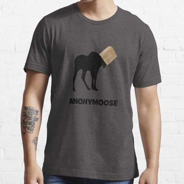 "Anonymoose the Anonymous Moose" T-shirt for Sale by CafePretzel ...