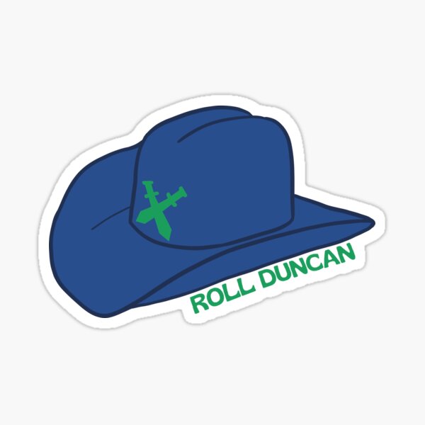 "Duncan Cowboy Hat" Sticker for Sale by ldaley26 | Redbubble