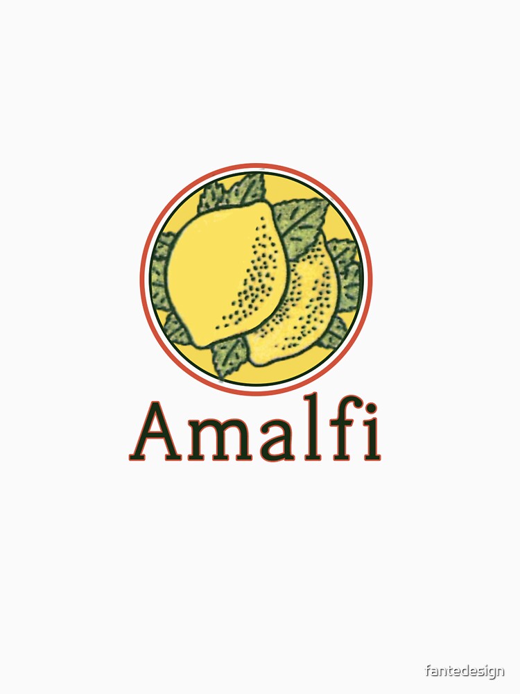 "Amalfi Coast" T-shirt for Sale by fantedesign | Redbubble | amalfi ...