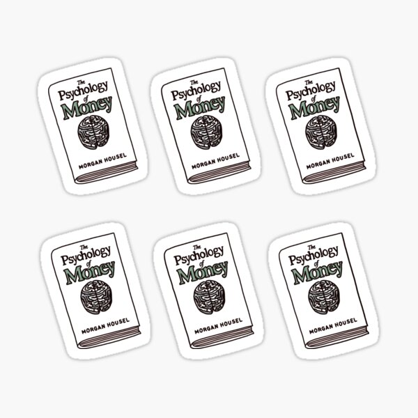 "The psychology of money book stack" Sticker for Sale by lalashellsArt ...