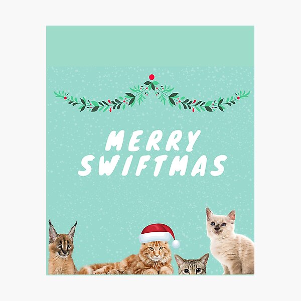 "Merry Switmas - Taylor Swift Christmas Card " Photographic Print for ...