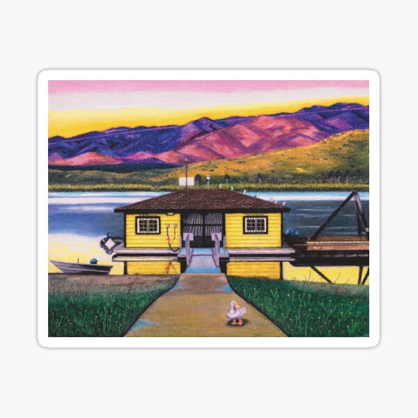 "Boat Docking Station" Sticker for Sale by MTorresArtist | Redbubble