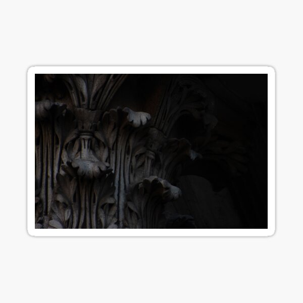"Ancient Rome Architecture Pantheon Shadowed Column" Sticker for Sale ...