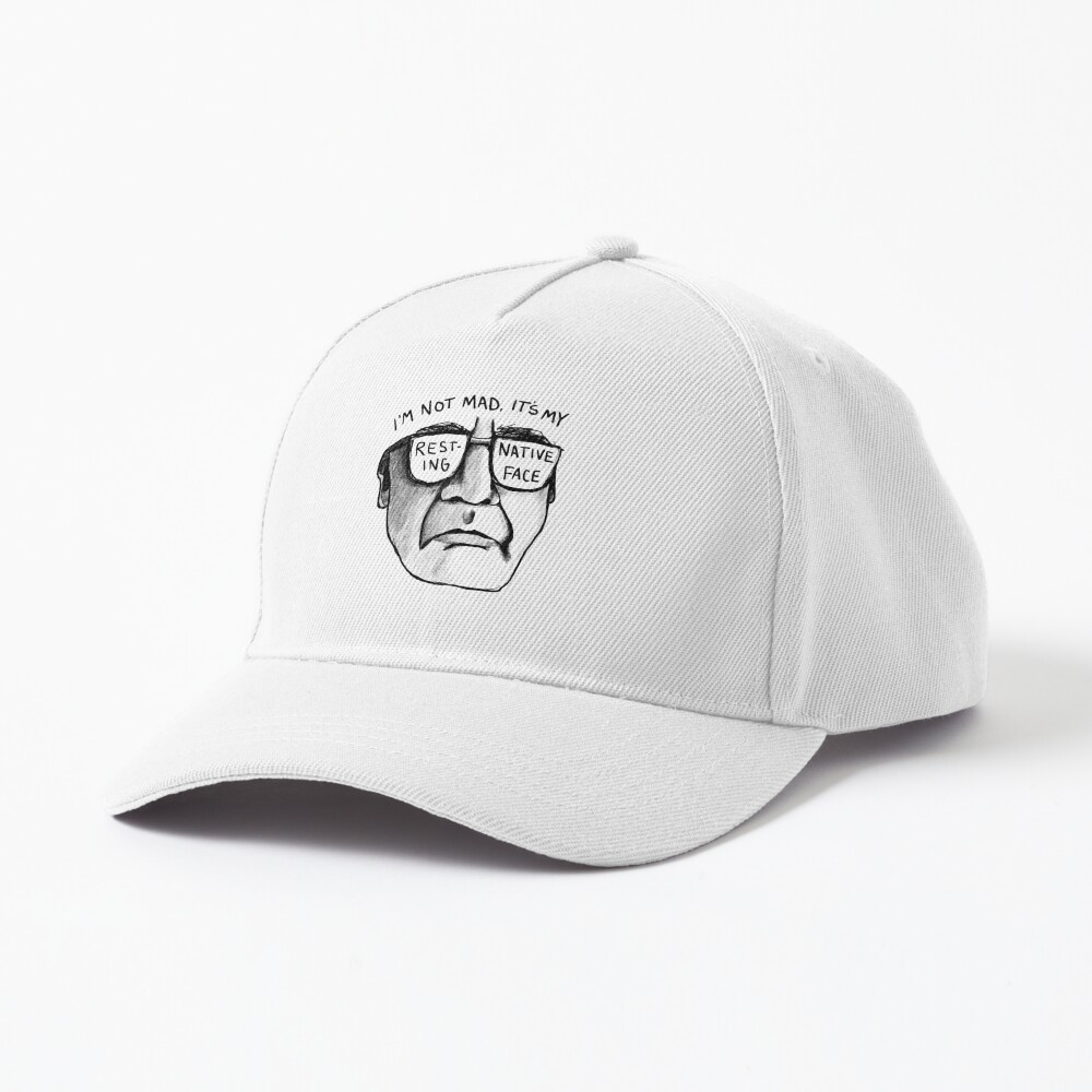 "Resting Native Face" Sticker for Sale by jenellbeard | Redbubble
