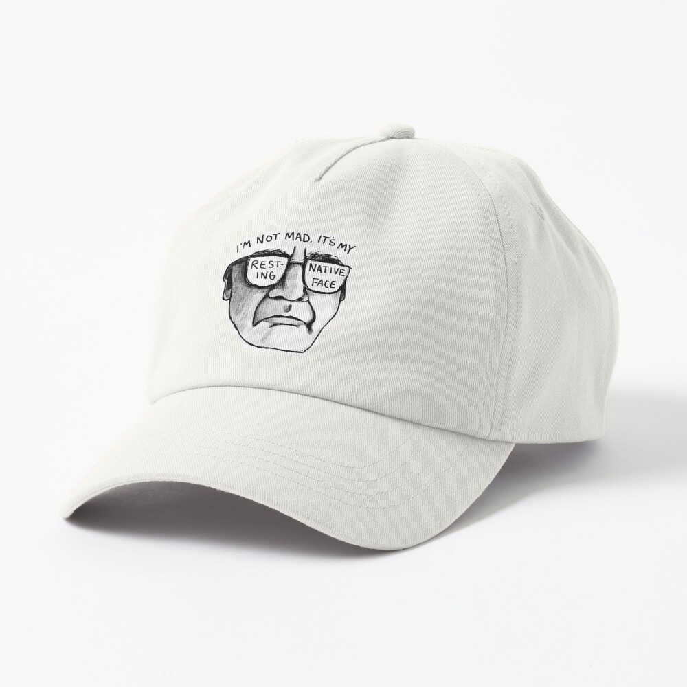 "Resting Native Face" Sticker for Sale by jenellbeard | Redbubble