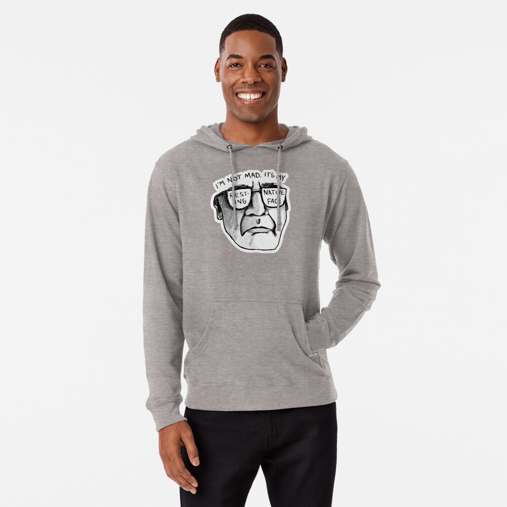 "Resting Native Face" Sticker for Sale by jenellbeard | Redbubble