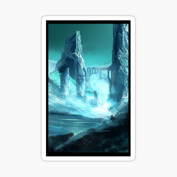 "Helheim" Sticker for Sale by Wallcoeur | Redbubble