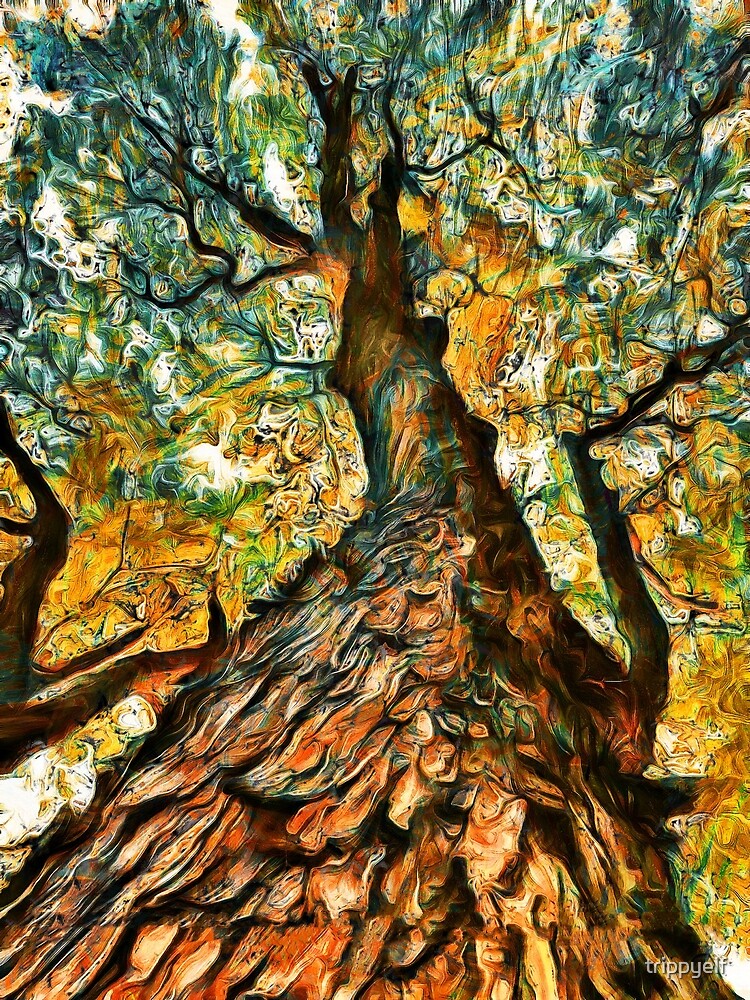 "Trippy Tree" Poster for Sale by trippyelf | Redbubble
