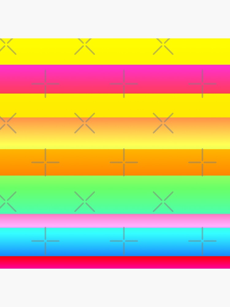 "Color abstraction line pattern | Colorful color scheme" Sticker for ...