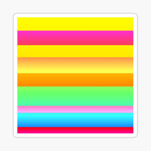 "Color abstraction line pattern | Colorful color scheme" Sticker for ...