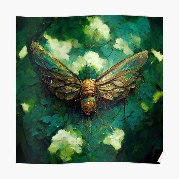 "god of cicada" Poster for Sale by shrineshop | Redbubble