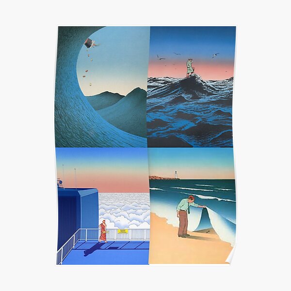 "Guy billout art pack 4 collage" Poster for Sale by AsKartongs | Redbubble