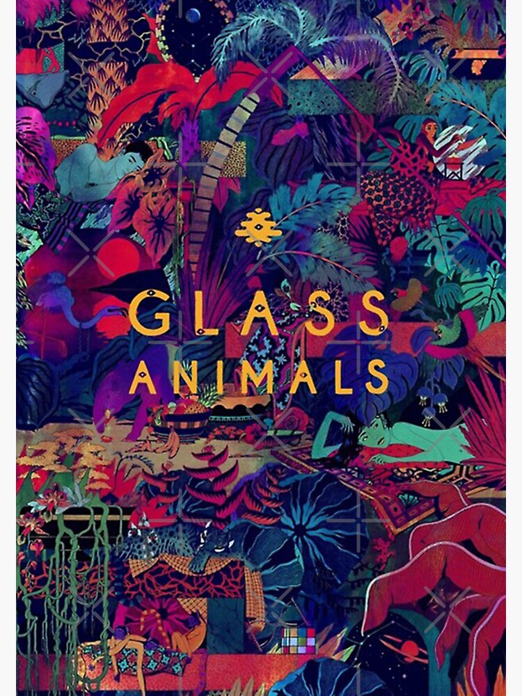"Glass Animals Cover" Sticker for Sale by BrooksLewallen | Redbubble