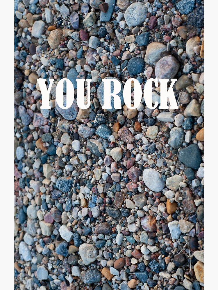 "You Rock" Sticker by ShawnPiller | Redbubble