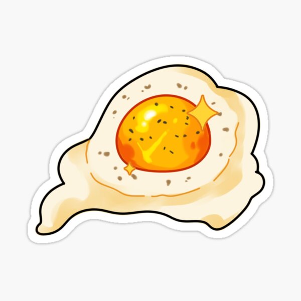 "Sunny Side Up Egg" Sticker for Sale by Exoticdreamer | Redbubble