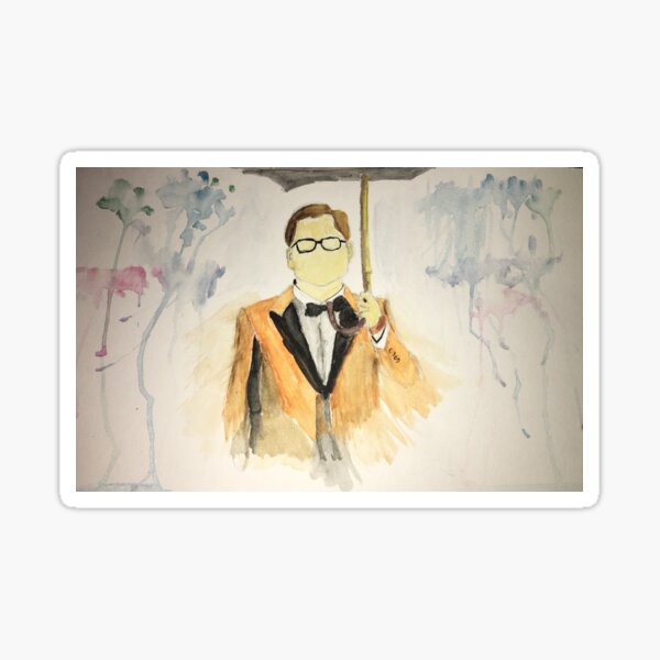 "Kingsman: The Golden Circle Eggsy" Sticker for Sale by Kayla503 ...