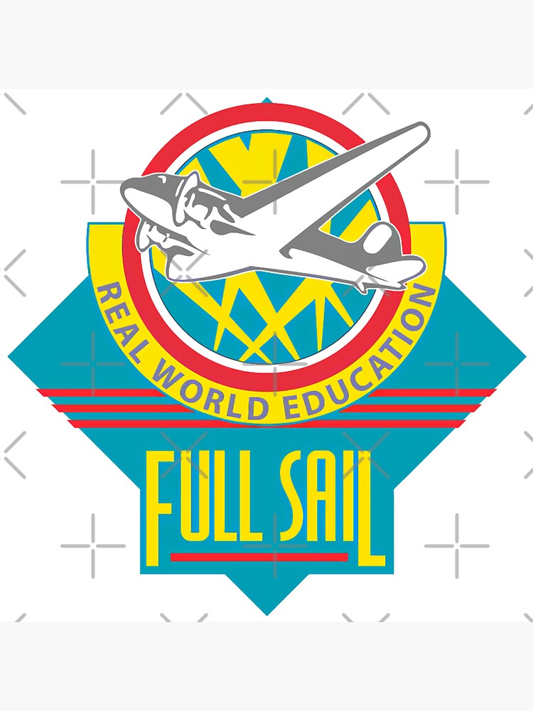"Full Sail Real World Education" Sticker for Sale by Lil-Bit-Batty ...