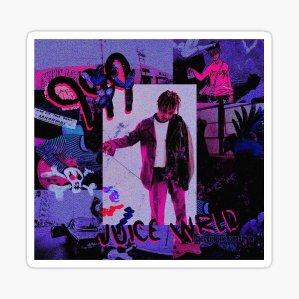 "Juice Wrld " Sticker for Sale by ahmauc | Redbubble