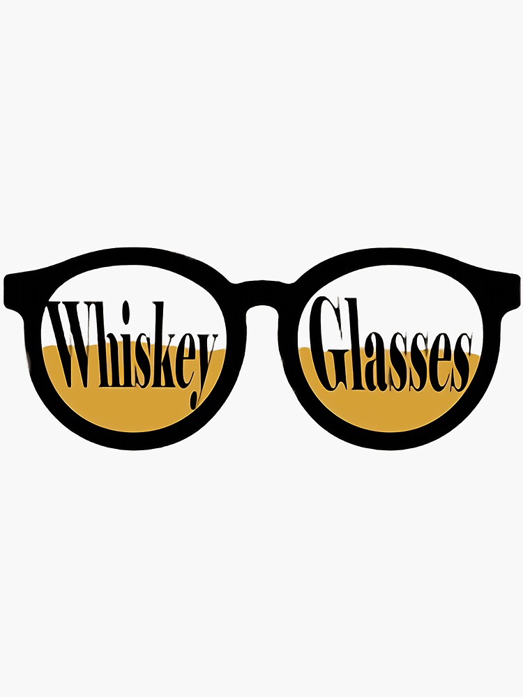"Glasses" Sticker for Sale by alen-prints | Redbubble