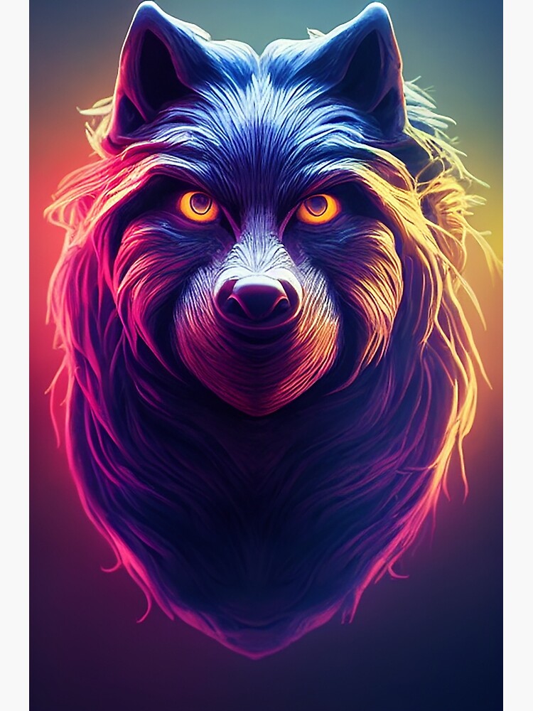 "Horror Movie Werewolf Depth Shadow Hyper Realistic" Poster for Sale by ...