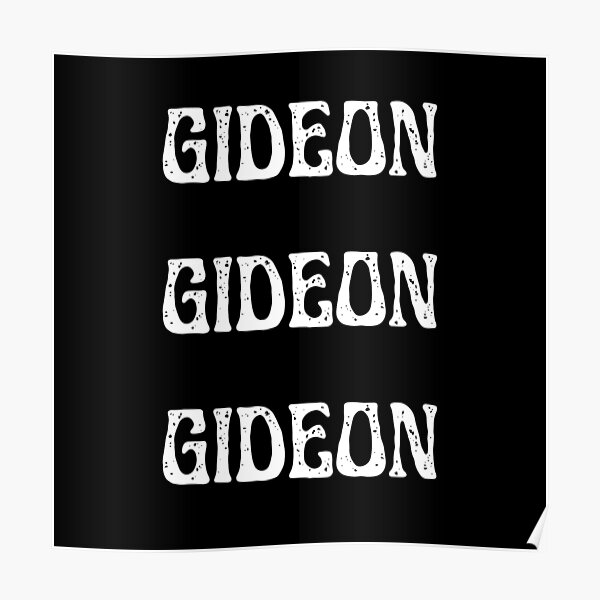 Poster « Gédéon Gédéon Gédéon », par aliceofspades | Redbubble