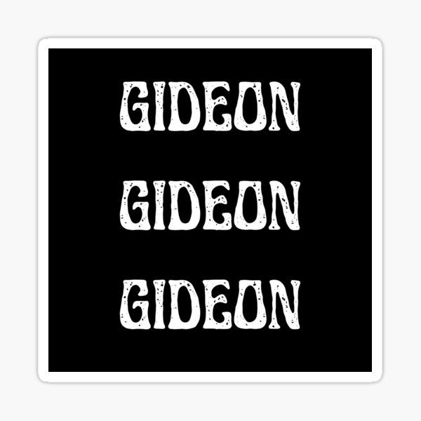 Pegatina «Gedeón Gedeón Gedeón» de aliceofspades | Redbubble