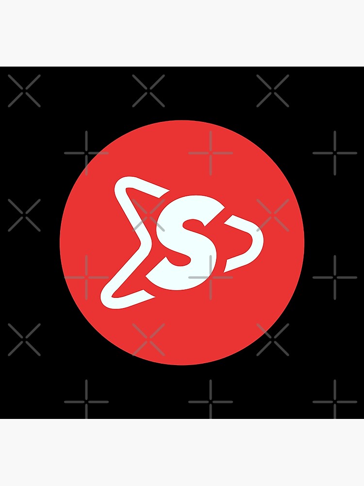 "S Red Logo" Poster for Sale by Ruthbare | Redbubble