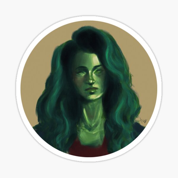 "She-Hulk" Sticker for Sale by han8pym | Redbubble