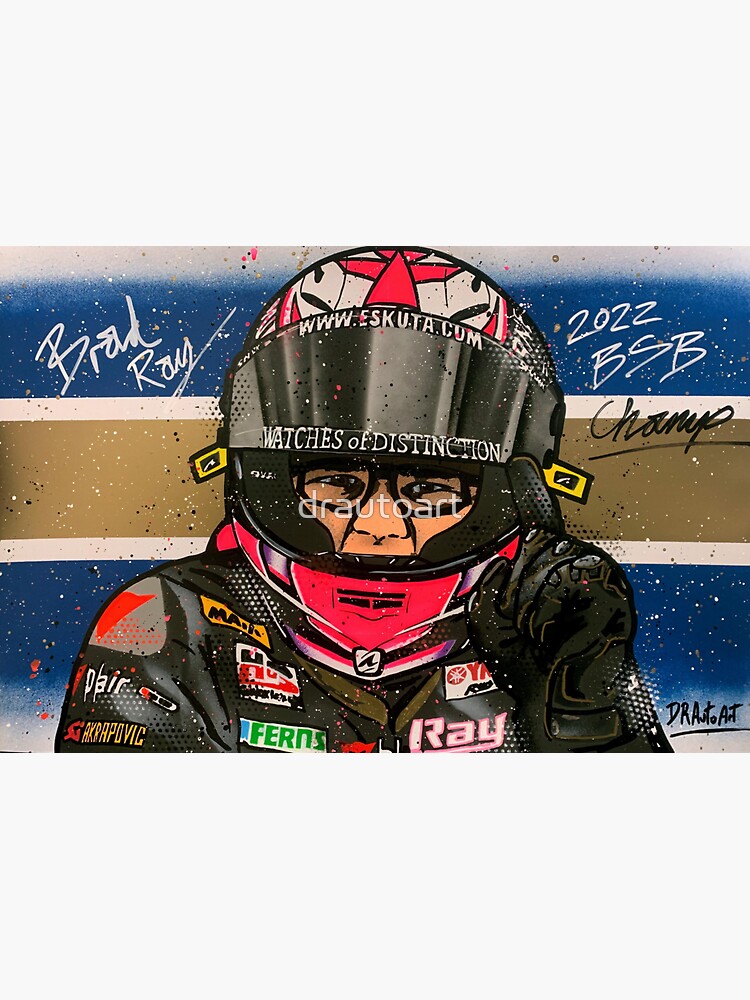 "Brad Ray - BSB Champion 2022, F1, graffiti painting by DRAutoArt ...