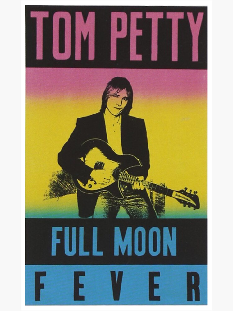 "Full Moon Fever Tom P" Sticker for Sale by fernshls | Redbubble