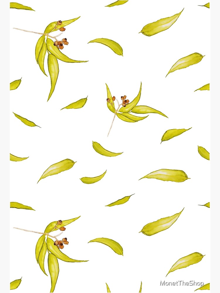 "Gum Leaves Pattern" Photographic Print by MonetTheShop | Redbubble