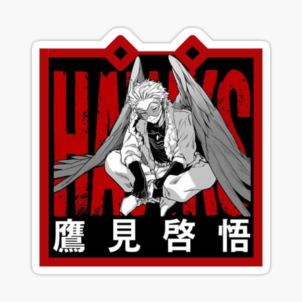 "Hawks bnha" Sticker for Sale by BATIF-X7 | Redbubble