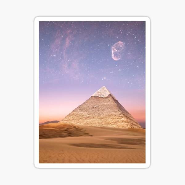 "Giant Pyramid" Sticker for Sale by Shaheen01 | Redbubble