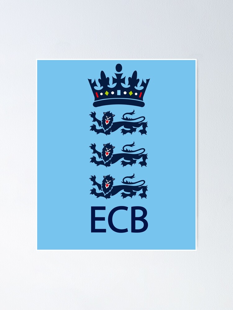 "ENGLAND-CRICKET-BOARD-ECB-OFFICIAL" Poster for Sale by BEST-DESIGNZ ...
