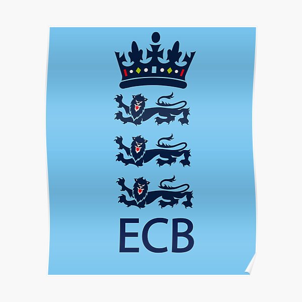 "ENGLAND-CRICKET-BOARD-ECB-OFFICIAL" Poster for Sale by BEST-DESIGNZ ...