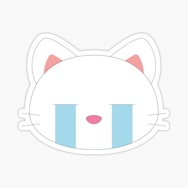 "Sad Cat in Grunge - Sad" Sticker for Sale by Mizoshop10 | Redbubble