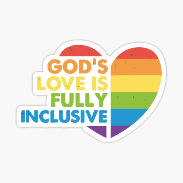 "God Gay Christian LGBT" Sticker for Sale by Multiioff | Redbubble