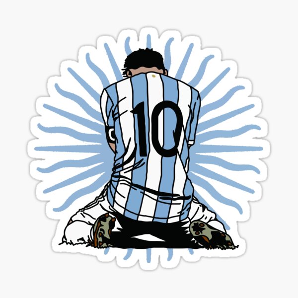 "Messi Emotional Moments" Sticker for Sale by luxci | Redbubble