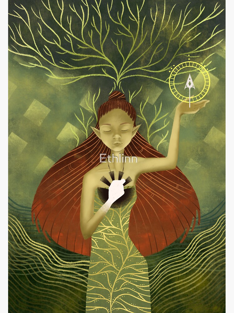 "The Arrow and the Stone" Sticker for Sale by Ethlinn | Redbubble