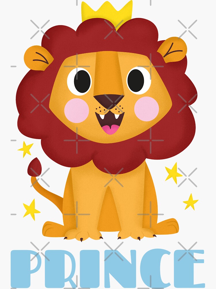 "lion kid" Sticker for Sale by BegumsArt | Redbubble