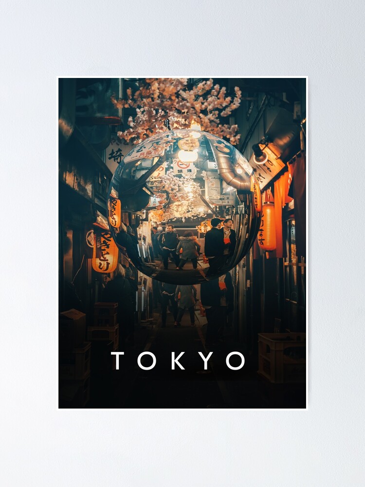 "Tokyo Japan Crystal Orb Glass Ball" Poster for Sale by kawai-fox ...