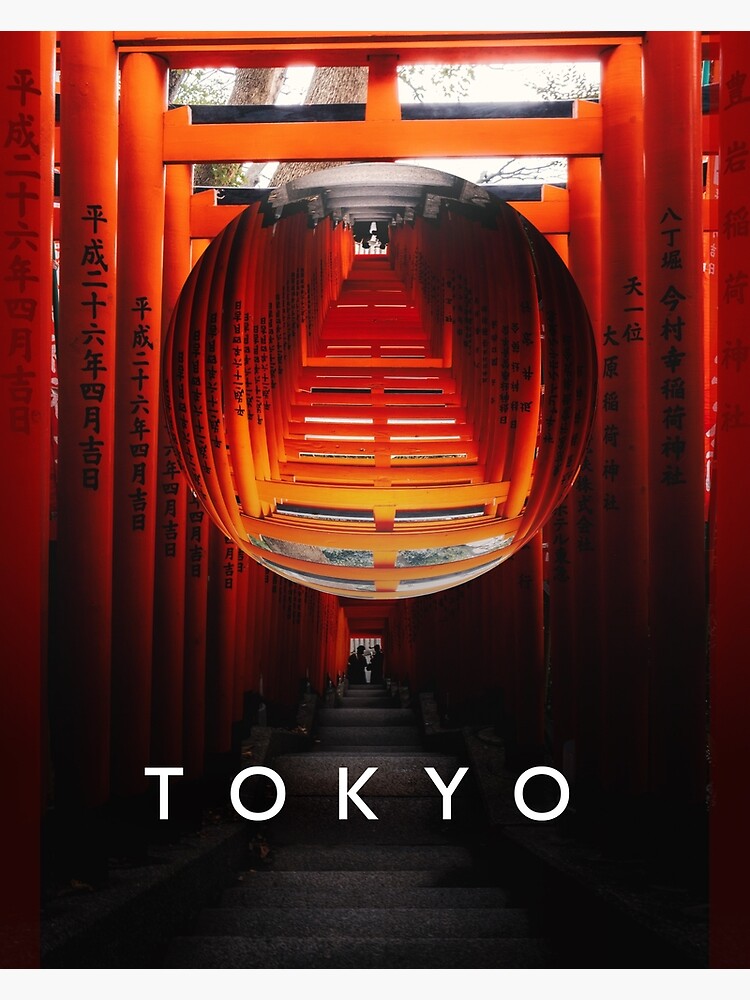 "Tokyo Japan Crystal Orb Glass Ball" Poster for Sale by kawai-fox ...