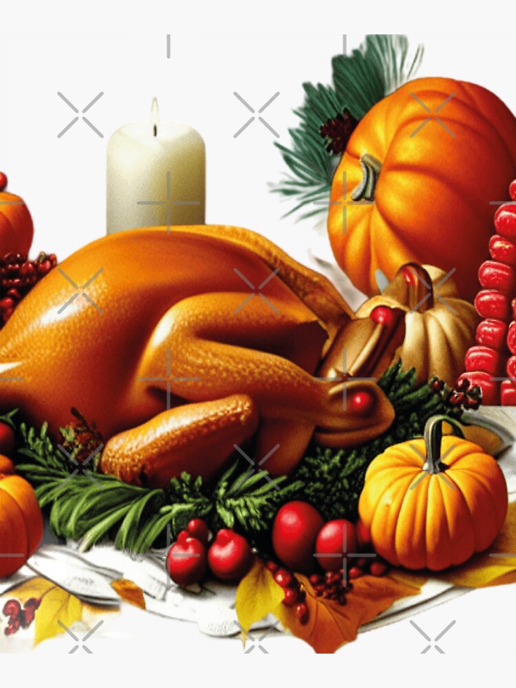 "Thanksgiving Day: History, Fun Facts, & What's Fiction" Sticker for ...