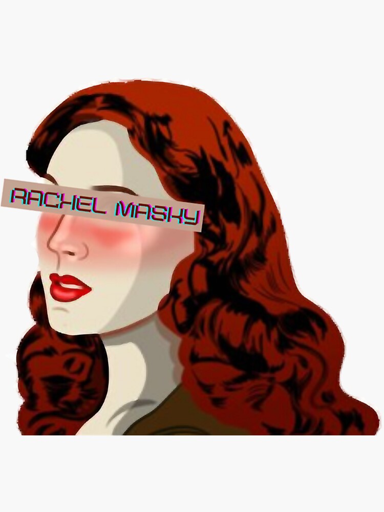 "rachel " Sticker for Sale by SelmerWiegand | Redbubble