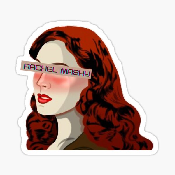 "rachel " Sticker for Sale by SelmerWiegand | Redbubble